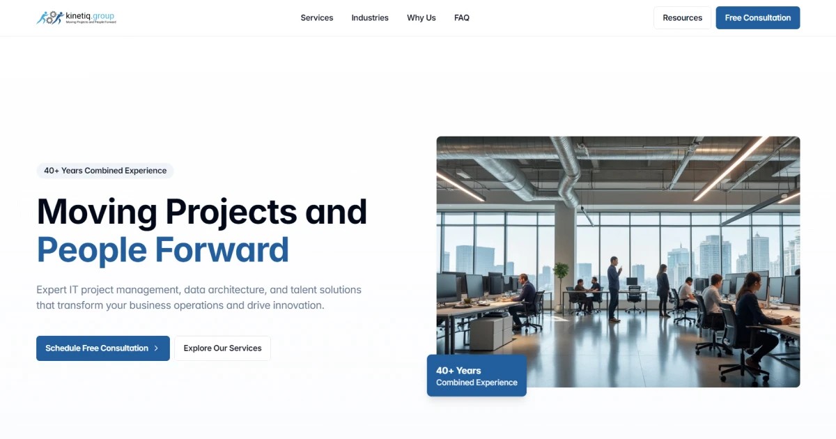 Kinetiq Group | AI Solutions Architects - Moving Projects and People ...